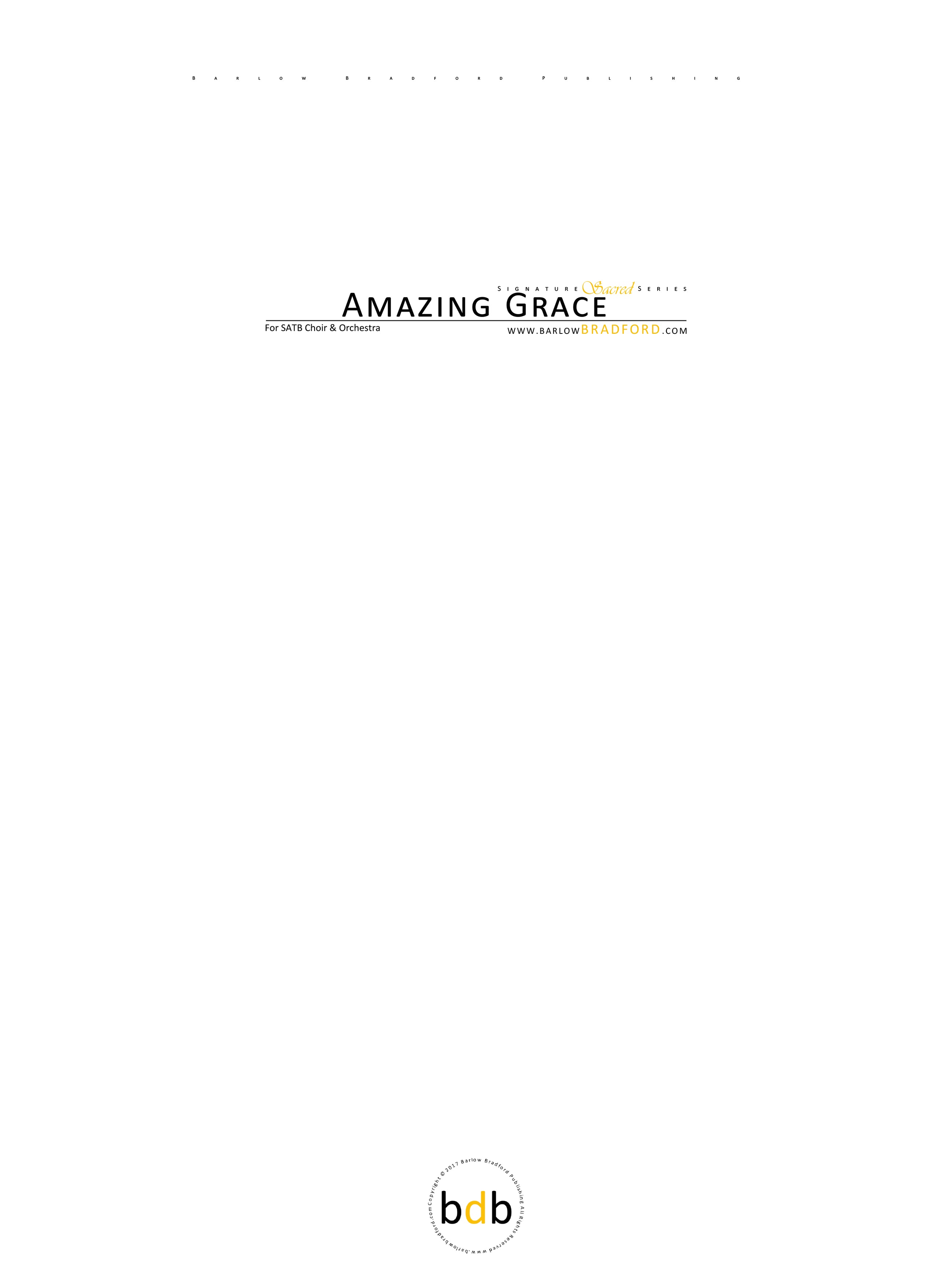 Amazing Grace – Barlow Bradford Publishing