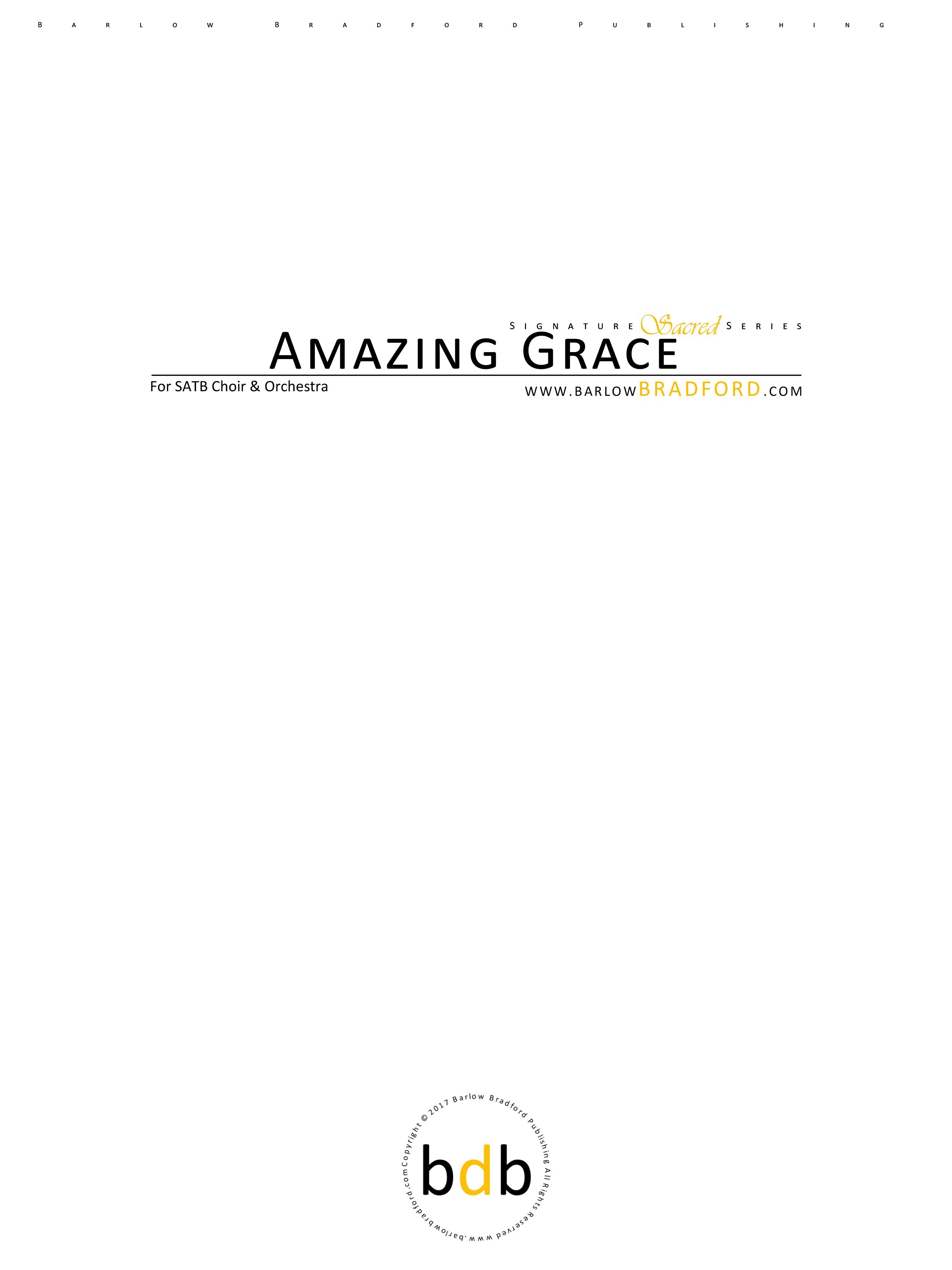 Amazing Grace – Barlow Bradford Publishing