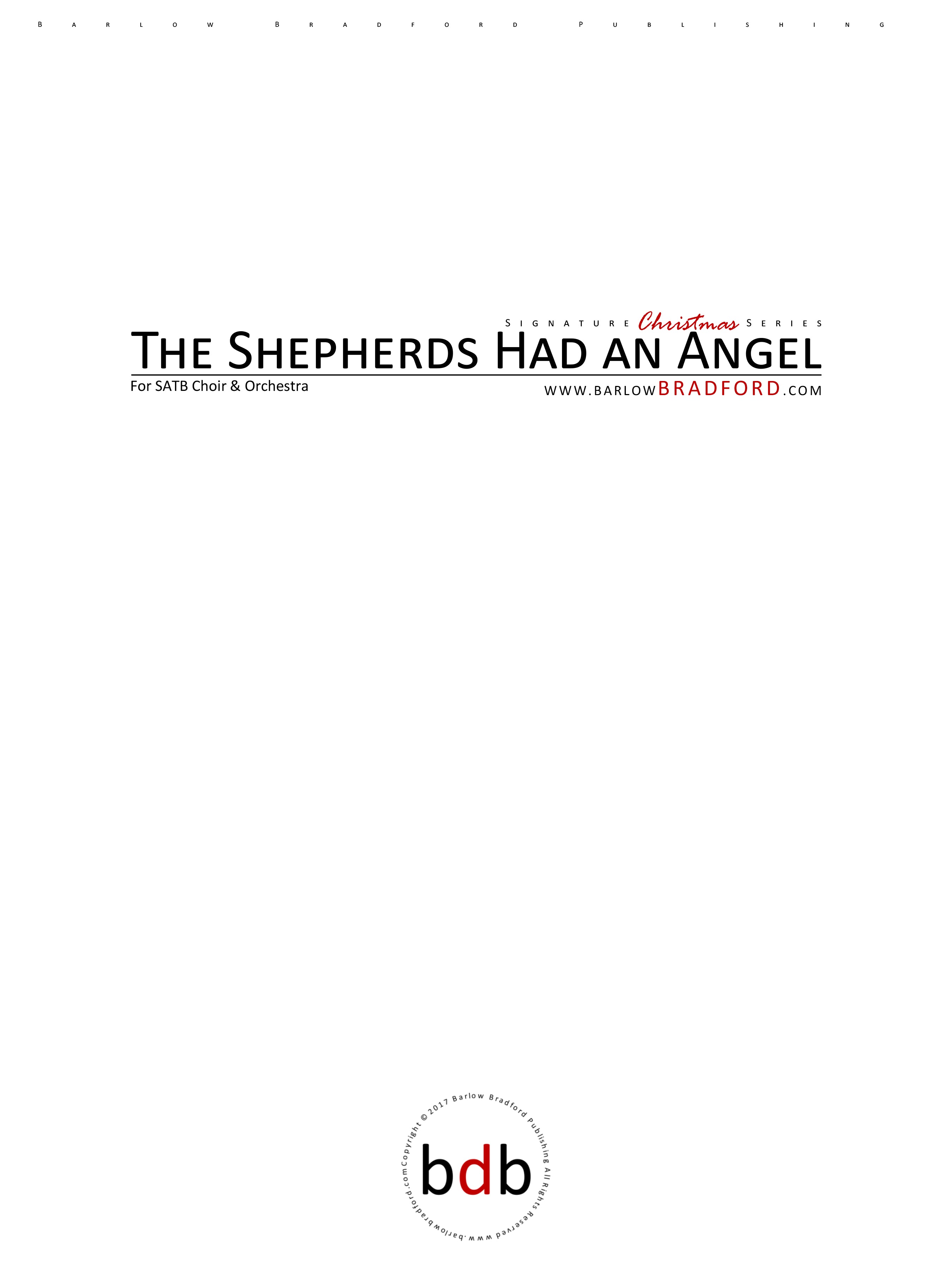The Shepherds Had an Angel – Barlow Bradford Publishing